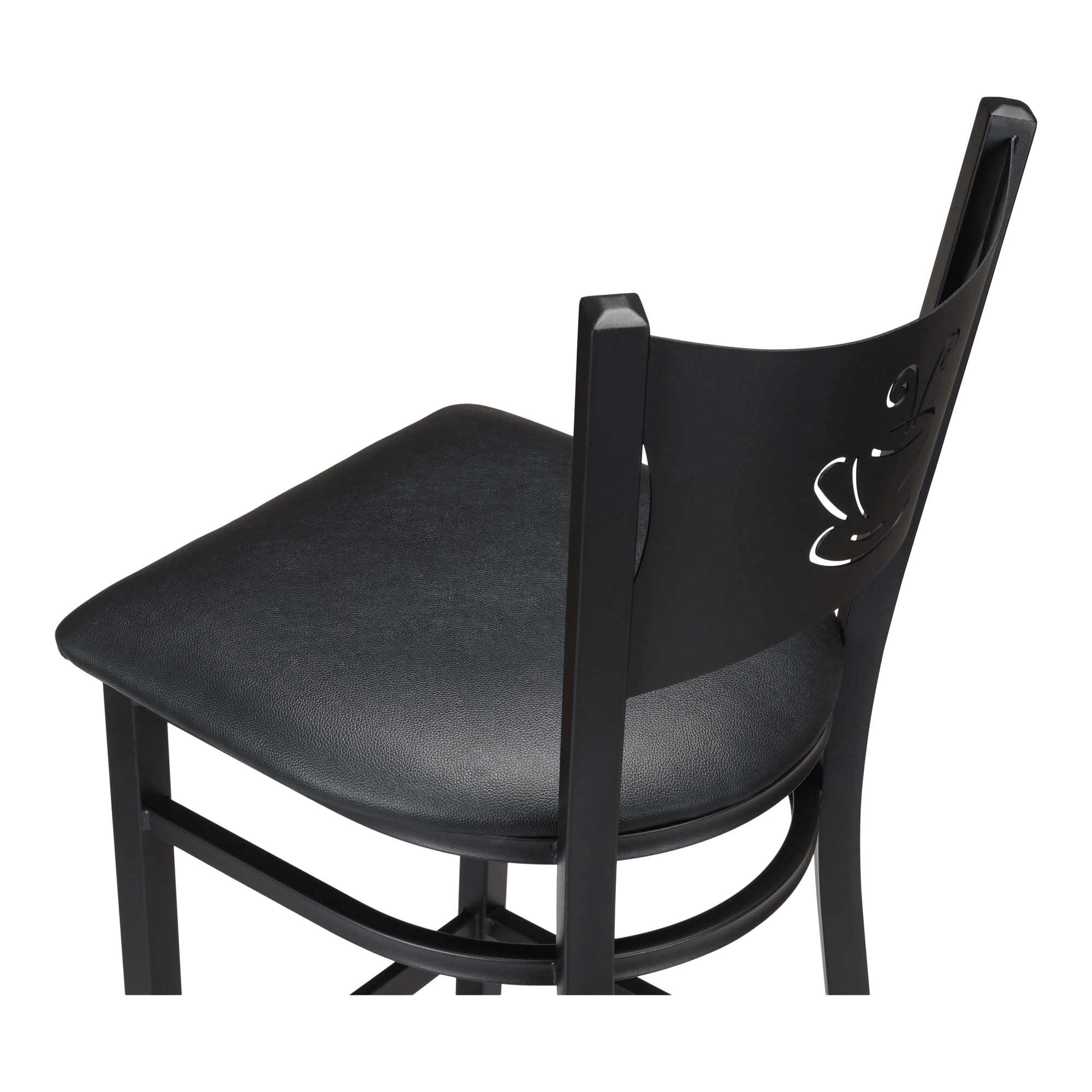 Coffee Cup Metal Bar Stool