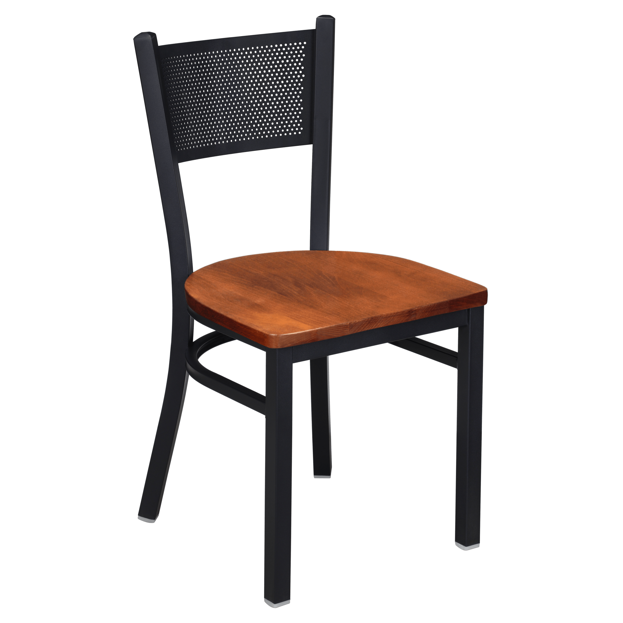 Metal Checker Back Restaurant Chair
