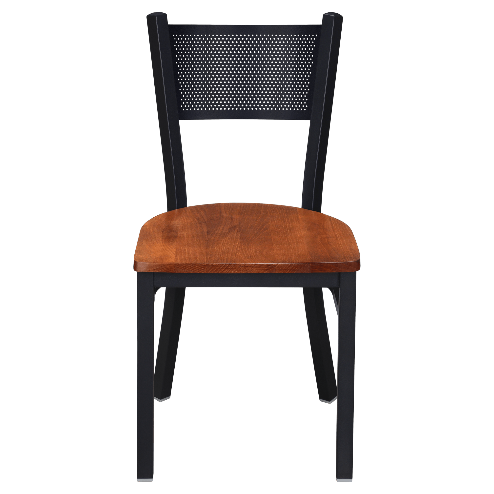 Metal Checker Back Restaurant Chair