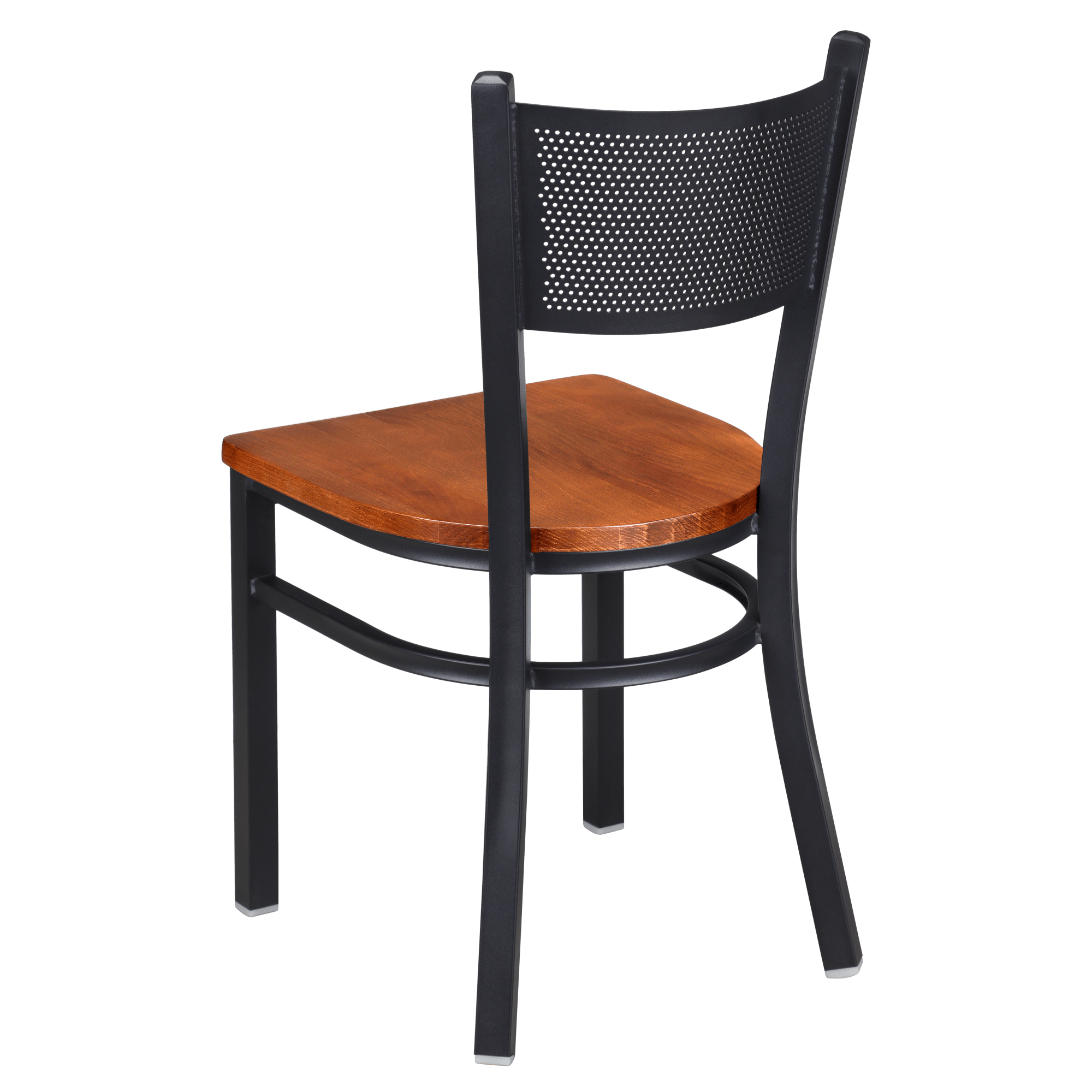 Metal Checker Back Restaurant Chair
