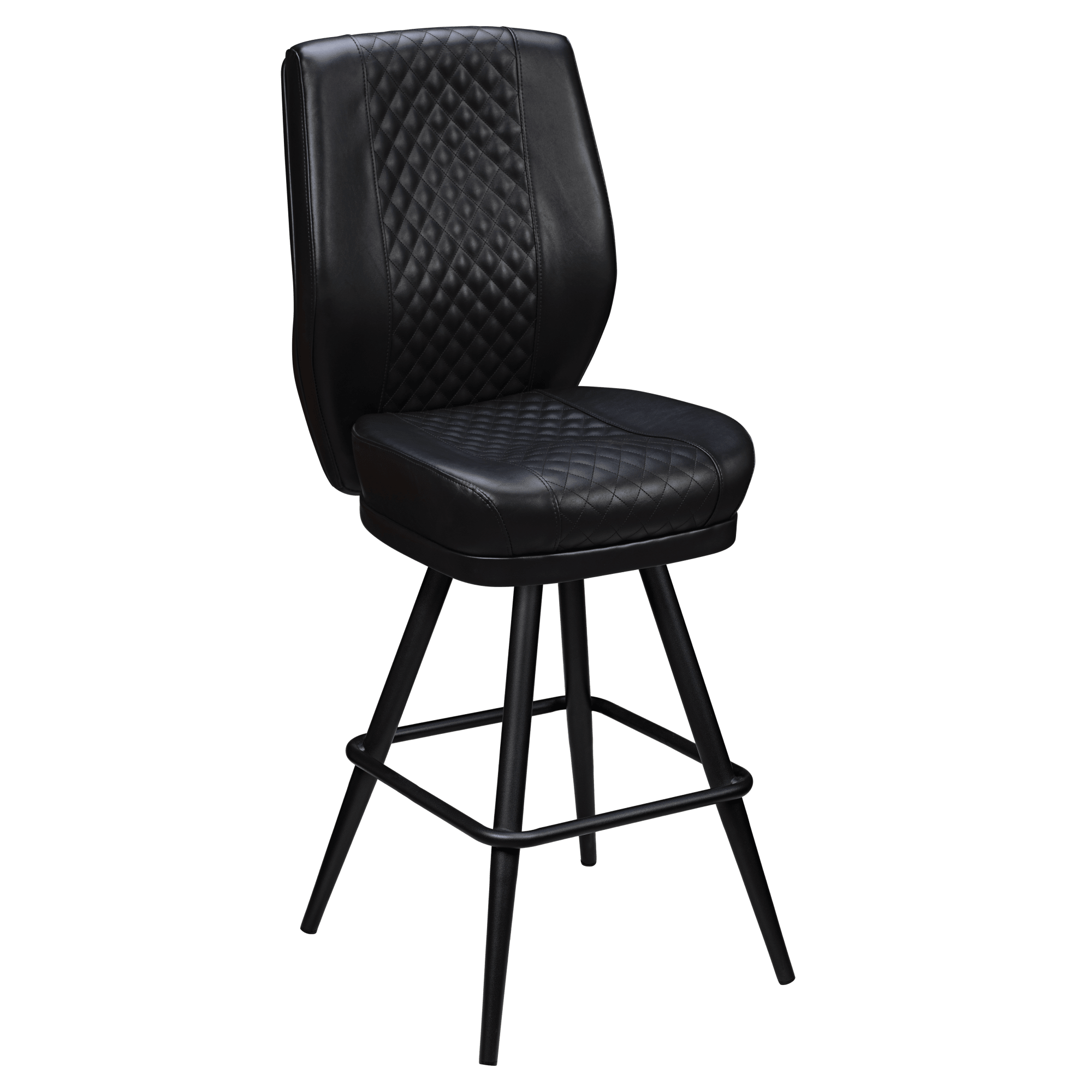 Tesoro Diamond Back Premium Bucket Bar Stool with Square Frame