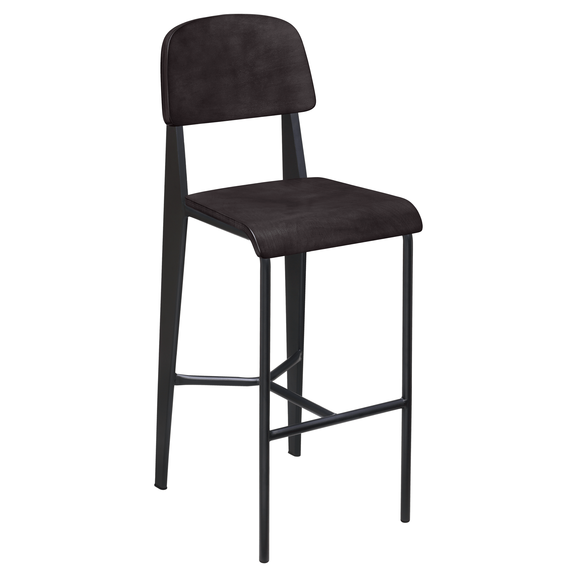 Nico Bar Stool with Wood Back
