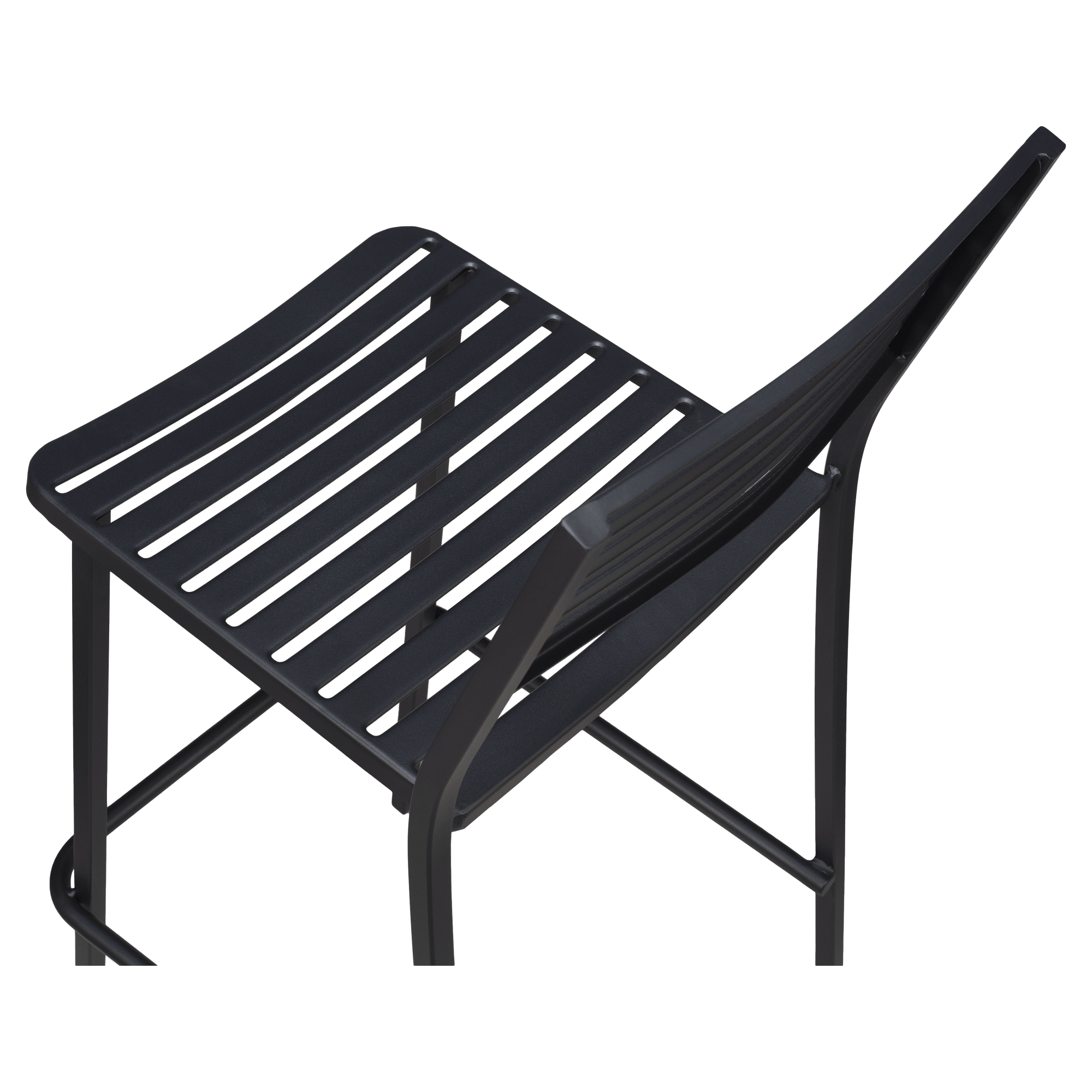 Ella Outdoor Bar Stool in Black