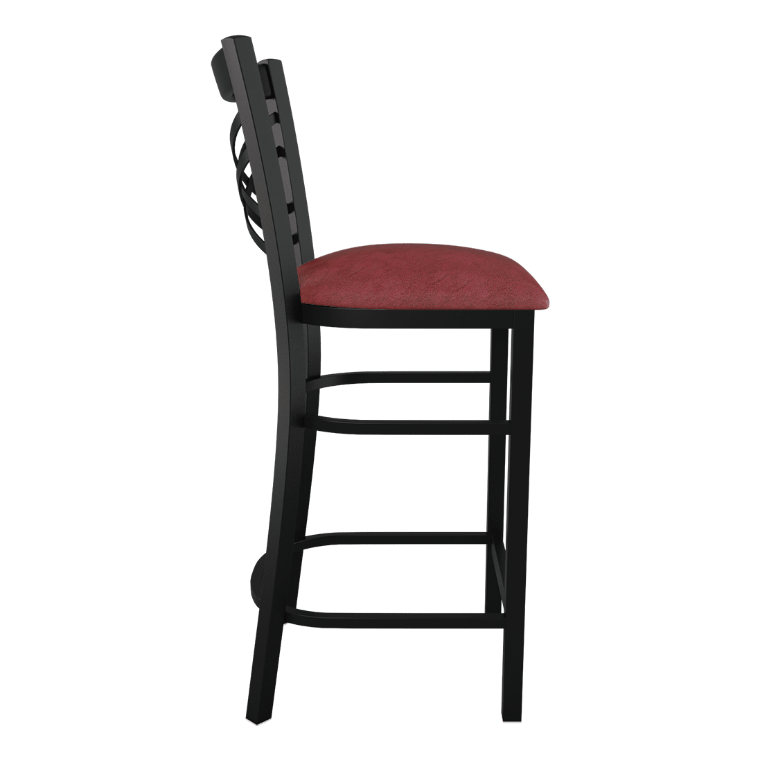 X Back Metal Bar Stool